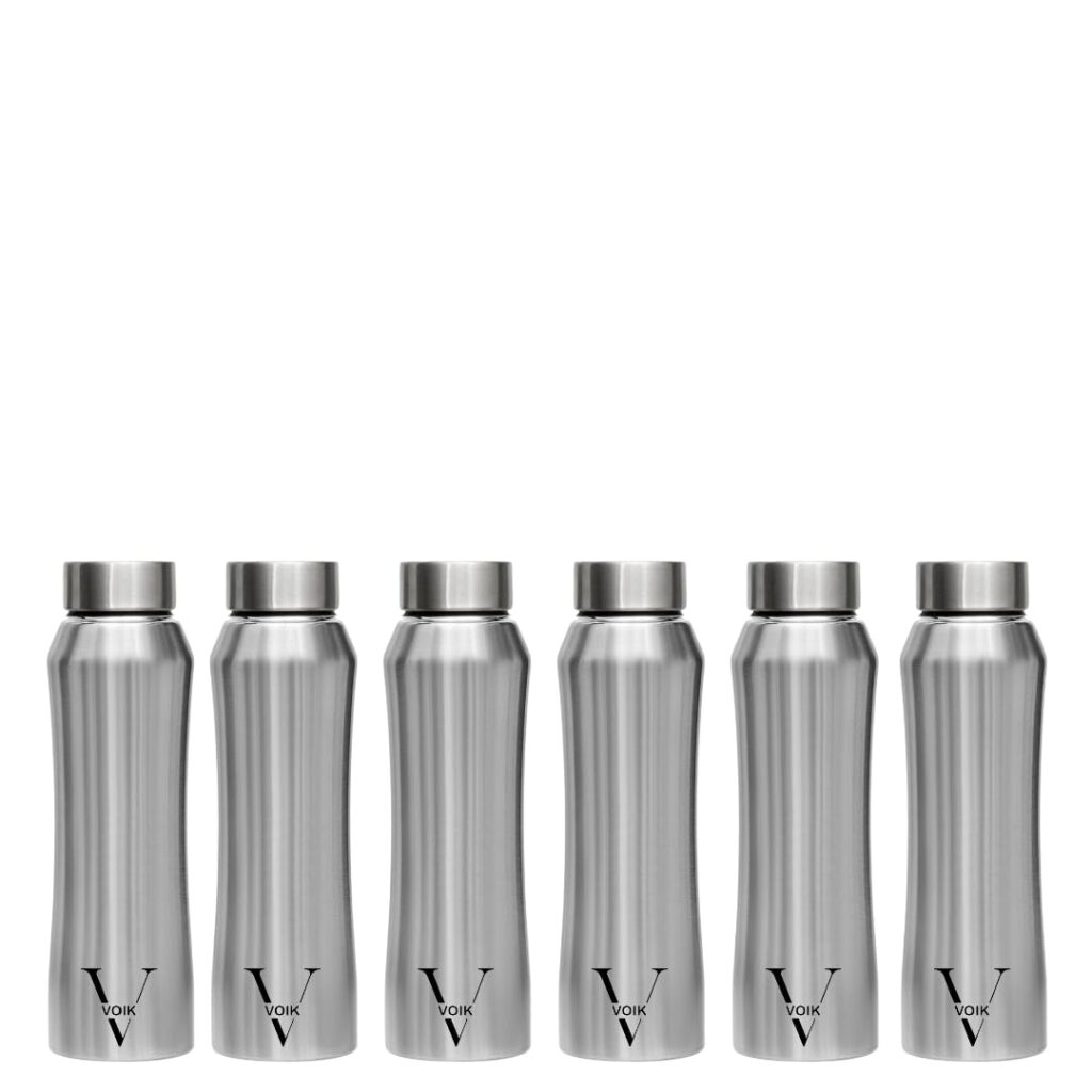 Kids Sipper Stainless Steel Water Bottle with Straw - Voik India